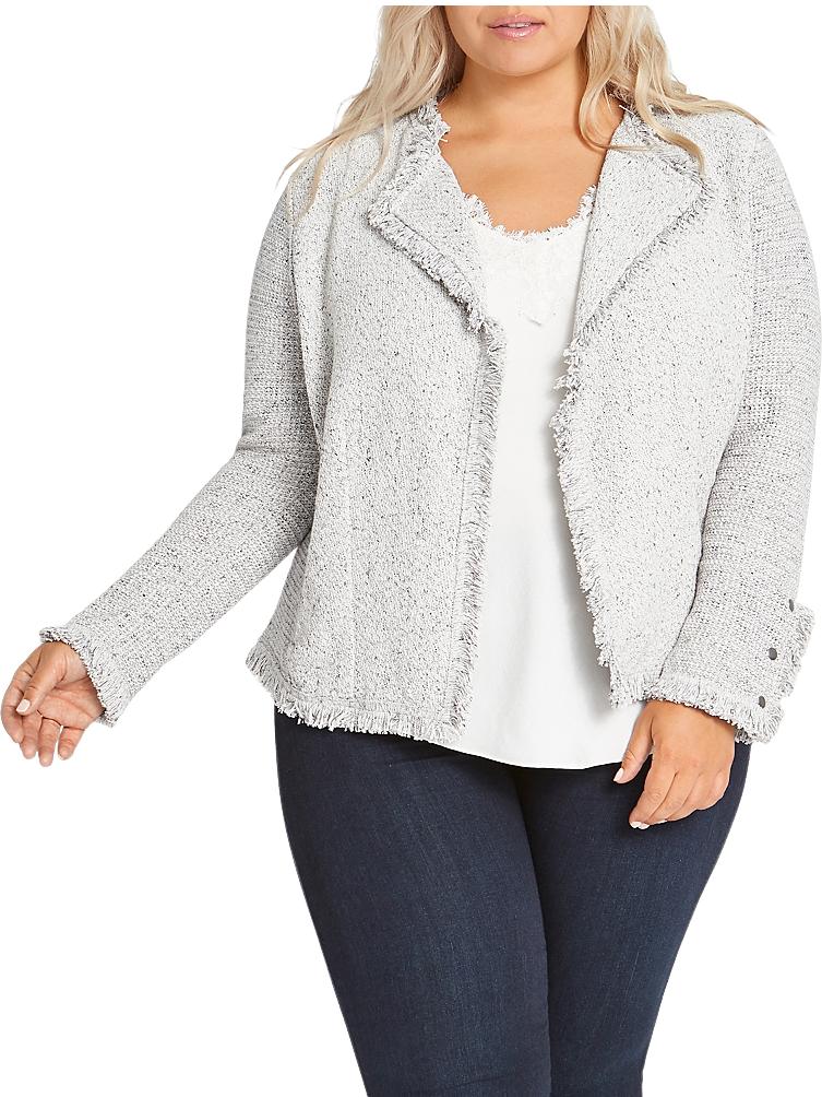 NIC+ZOE NIC+ZOE Cuffed Straight Leg Girlfriend Jeans